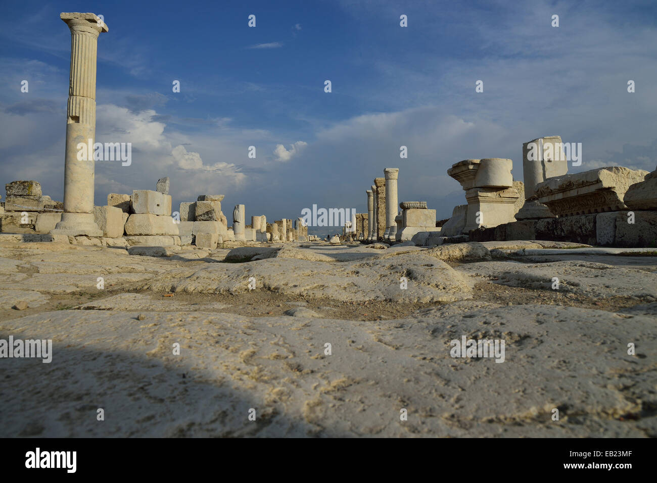 Ancient city of Laodicea. One of the seven churches mentioned in the ...