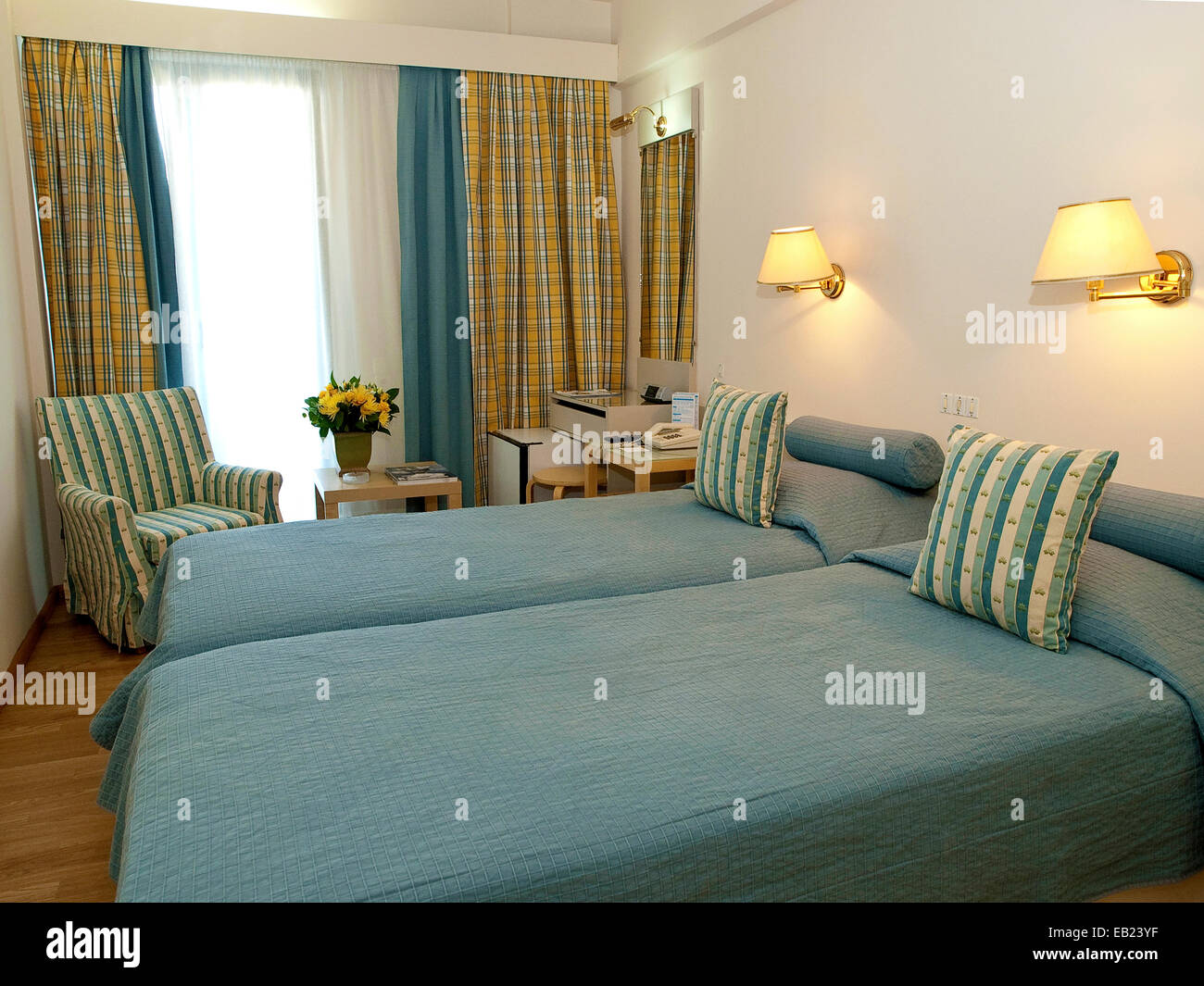 Hotel room interior Stock Photo - Alamy