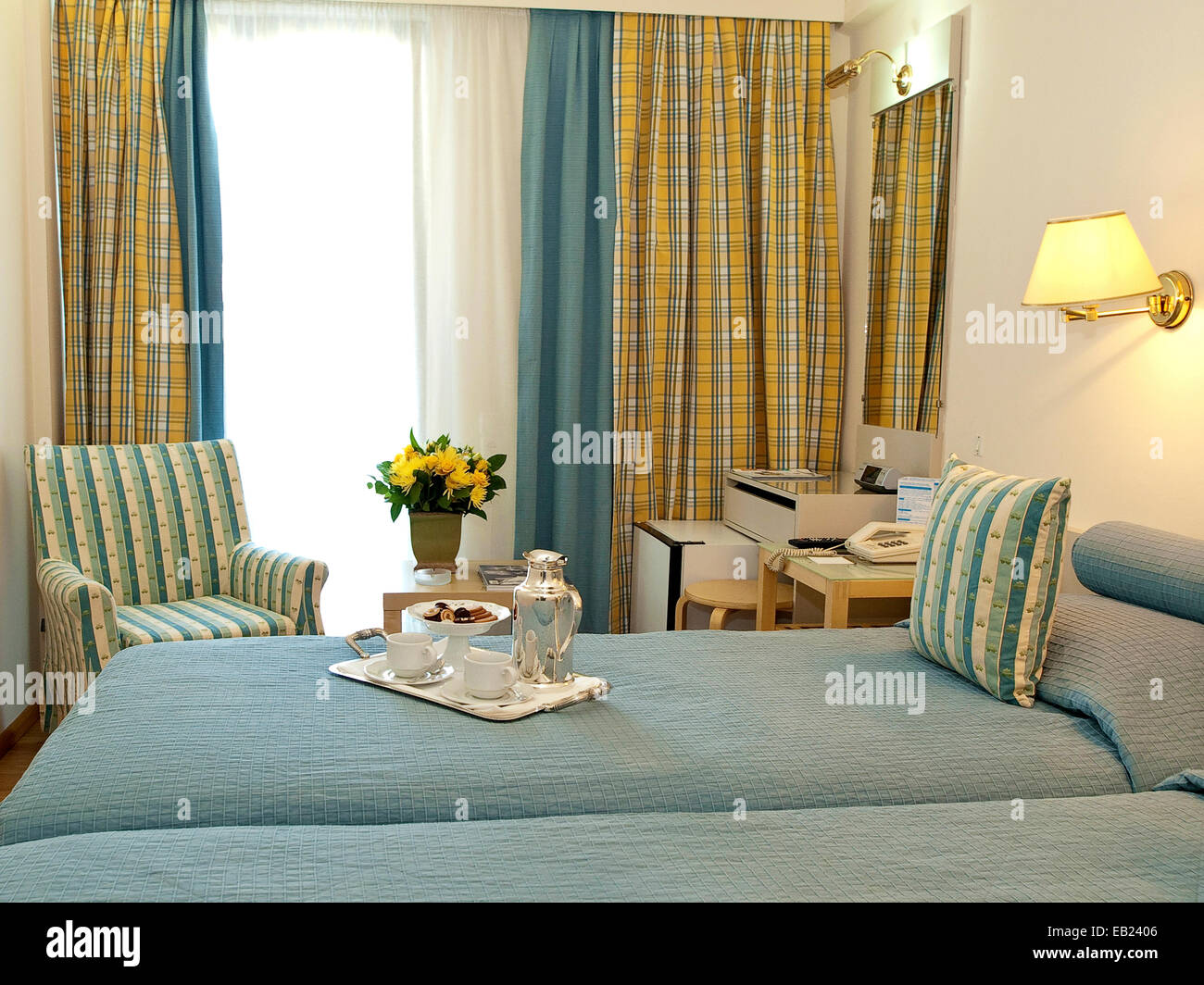 Hotel room interior Stock Photo - Alamy