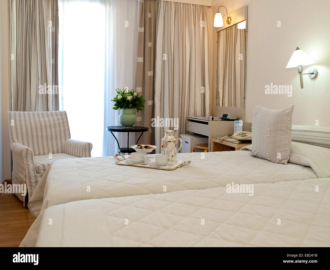 Hotel room interior Stock Photo - Alamy