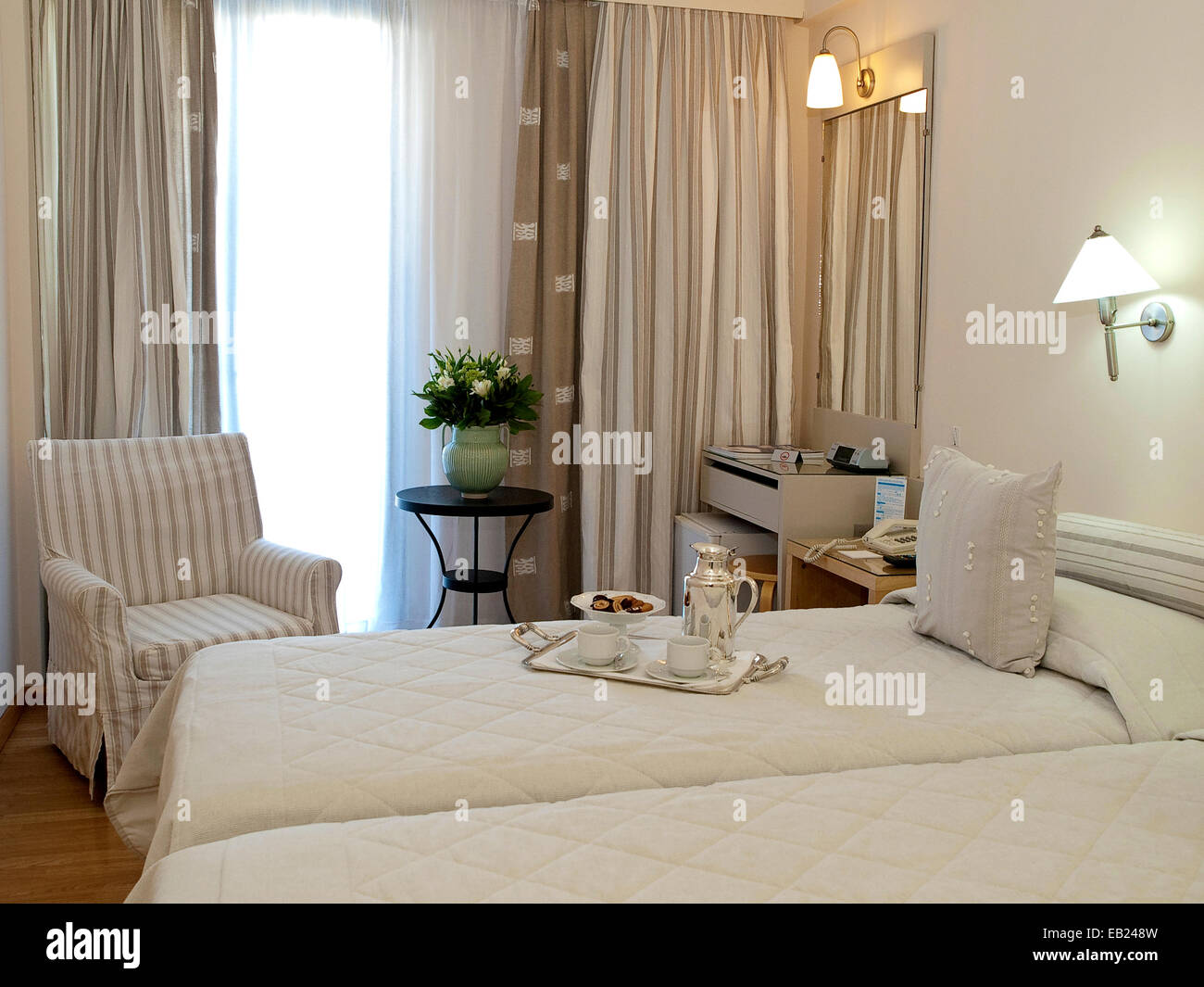 Hotel room interior Stock Photo - Alamy
