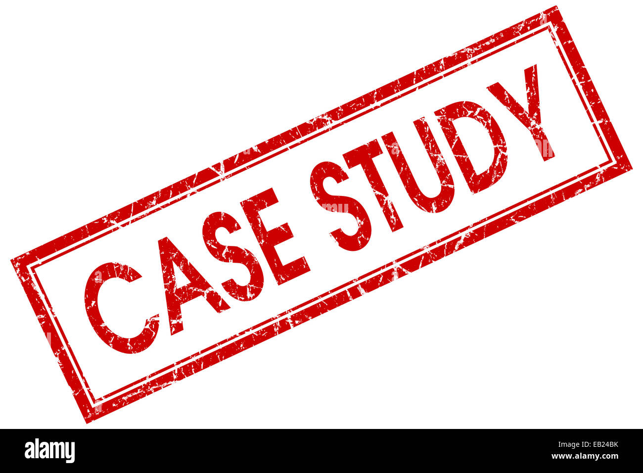 case study red square stamp isolated on white background Stock Photo ...