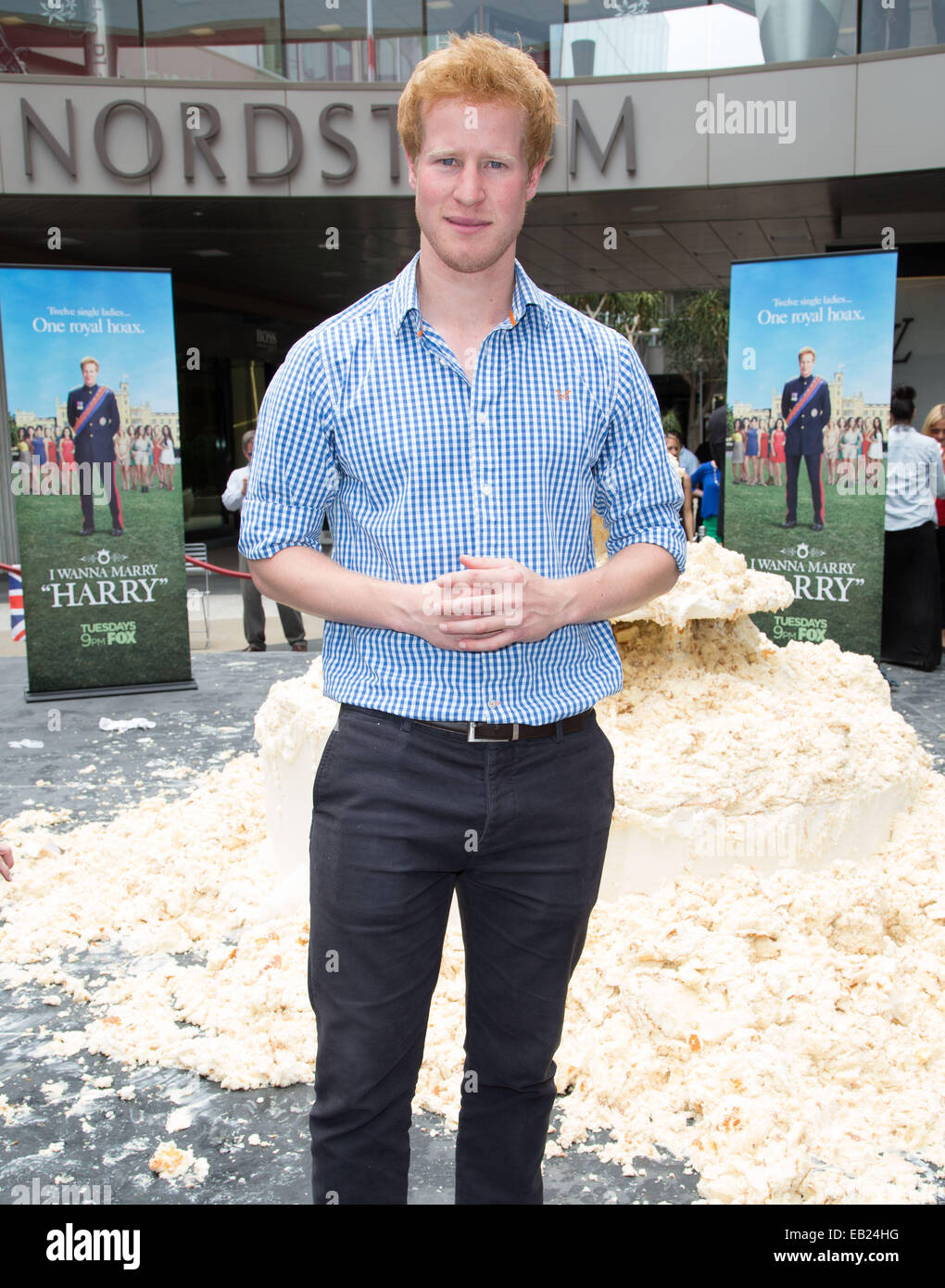 Matthew Hicks and contestants pose after FOX's I WANNA MARRY 'HARRY ...