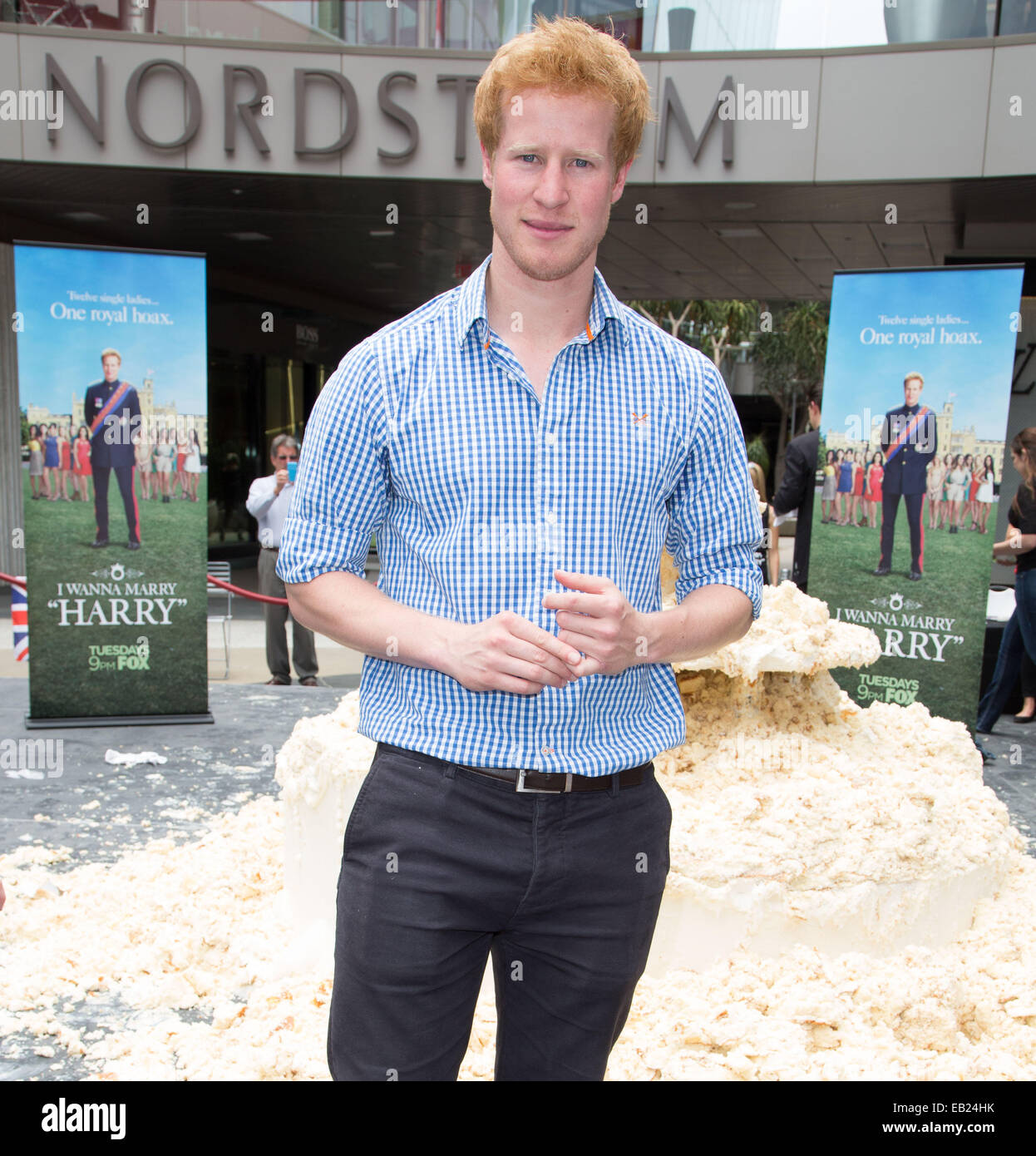 Matthew Hicks and contestants pose after FOX's I WANNA MARRY 'HARRY ...