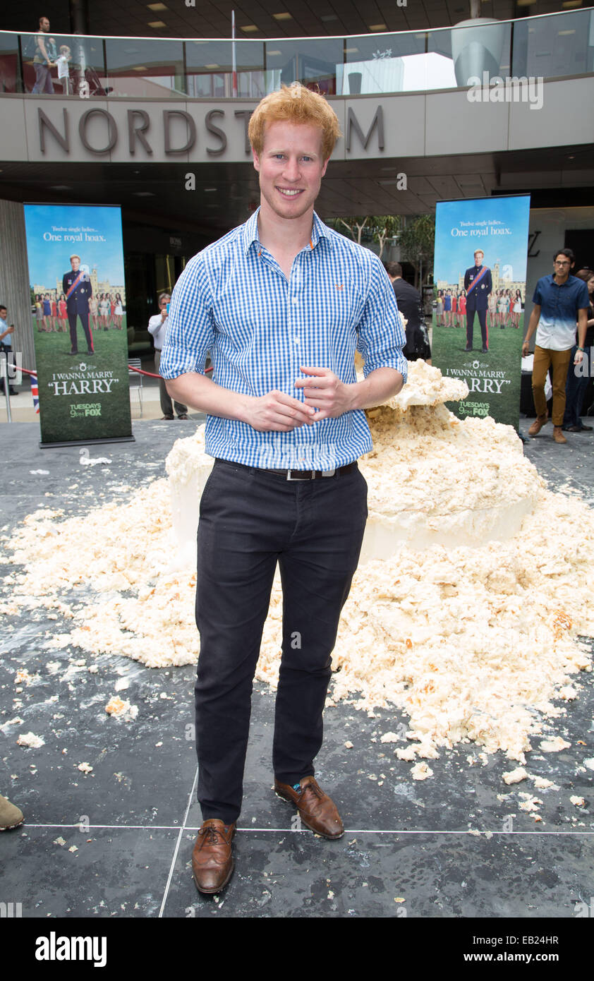 Matthew Hicks and contestants pose after FOX's I WANNA MARRY 'HARRY ...