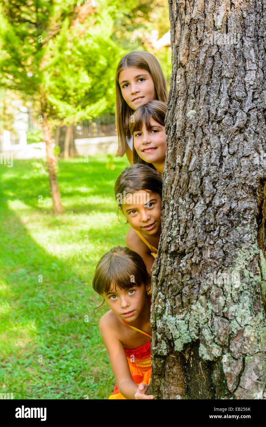 Girls from behind hi-res stock photography and images - Alamy