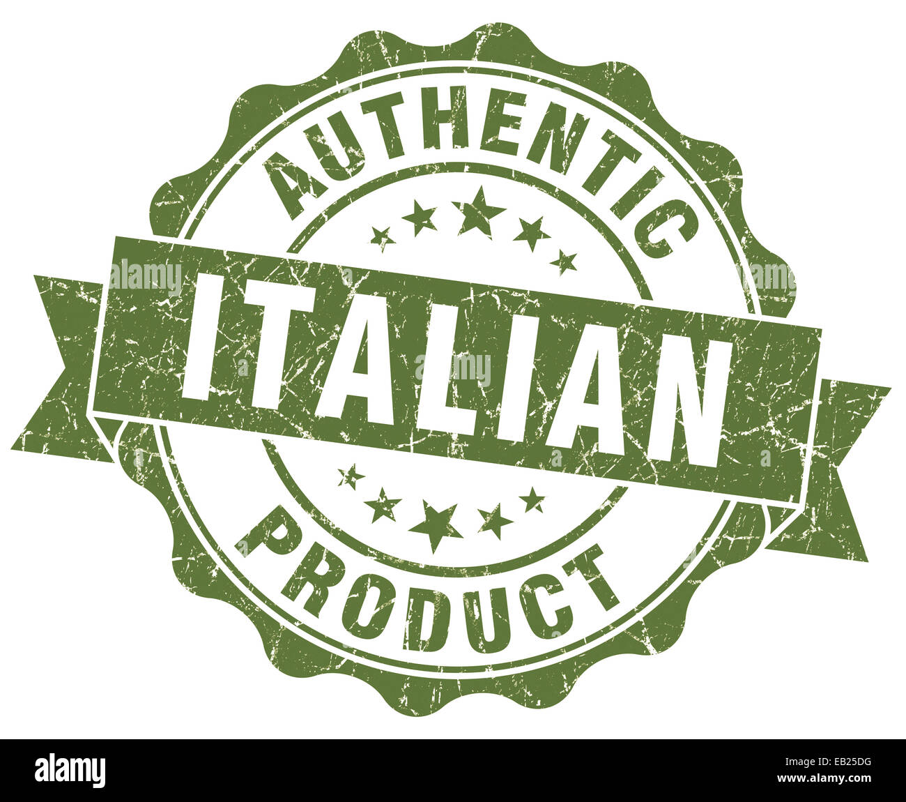 Italian product green grunge stamp Stock Photo - Alamy