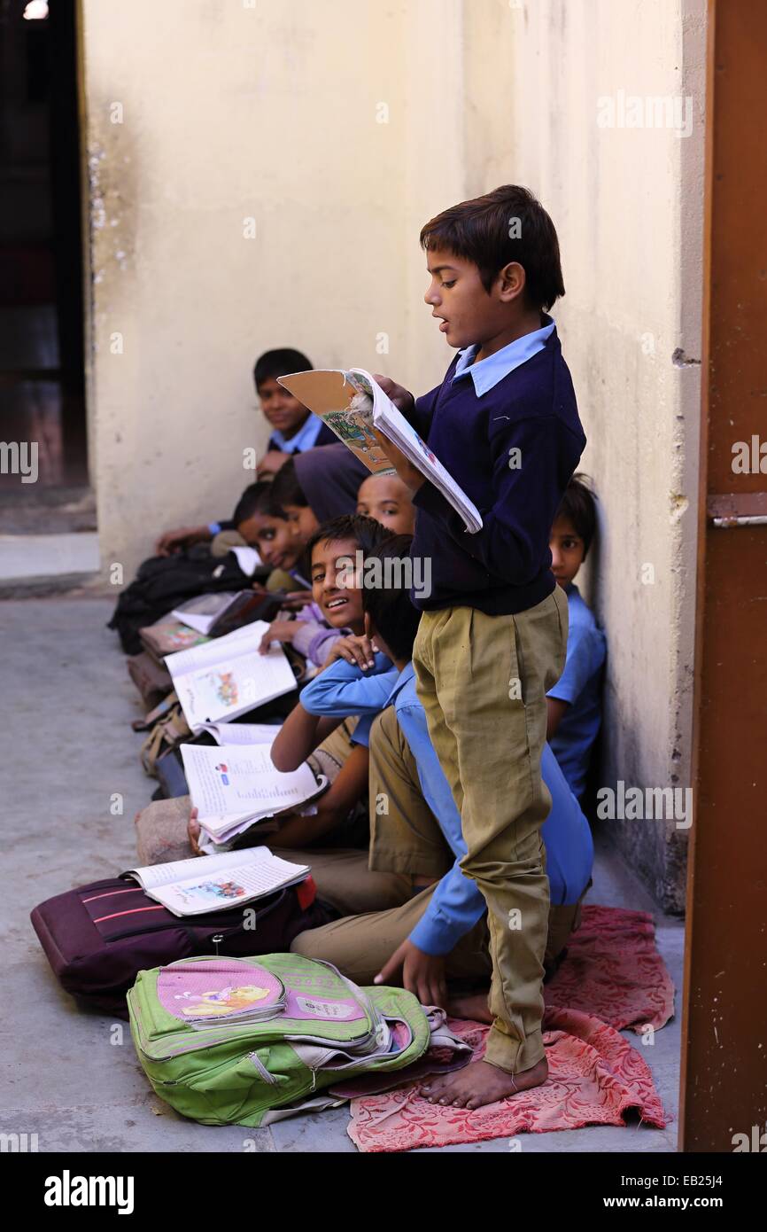 Indian school children Rajasthan India Stock Photo - Alamy