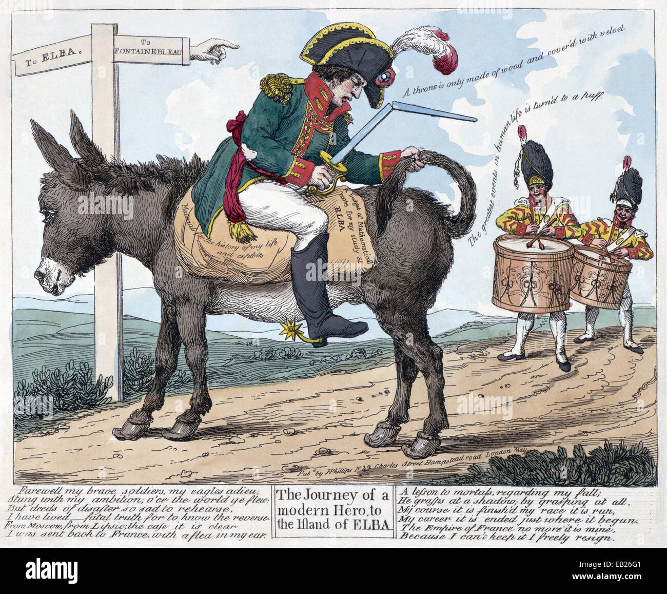 Napoleon bonaparte cartoon hi-res stock photography and images - Alamy