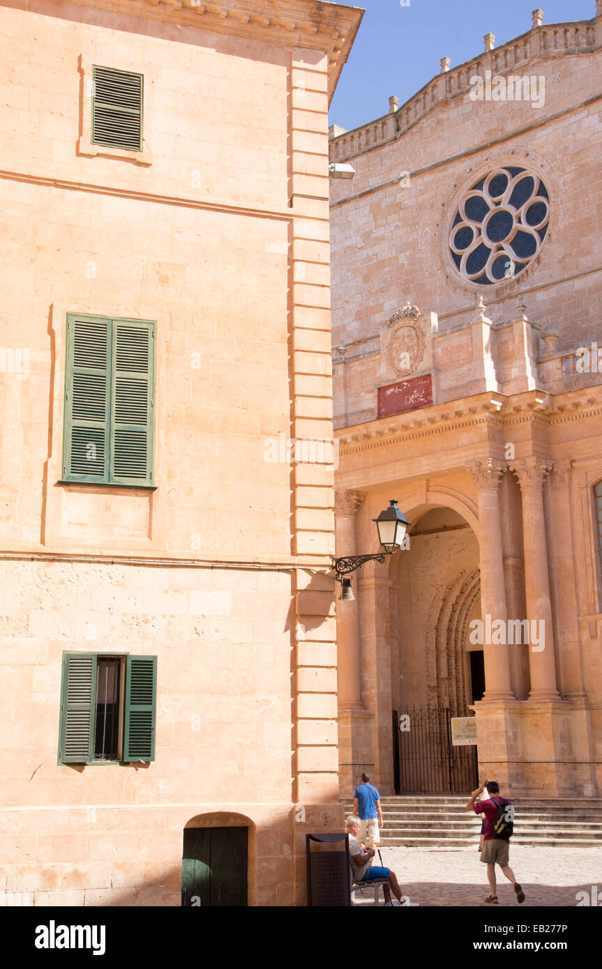 Old Spanish Buildings in Ciutadella Menorca Stock Photo - Alamy