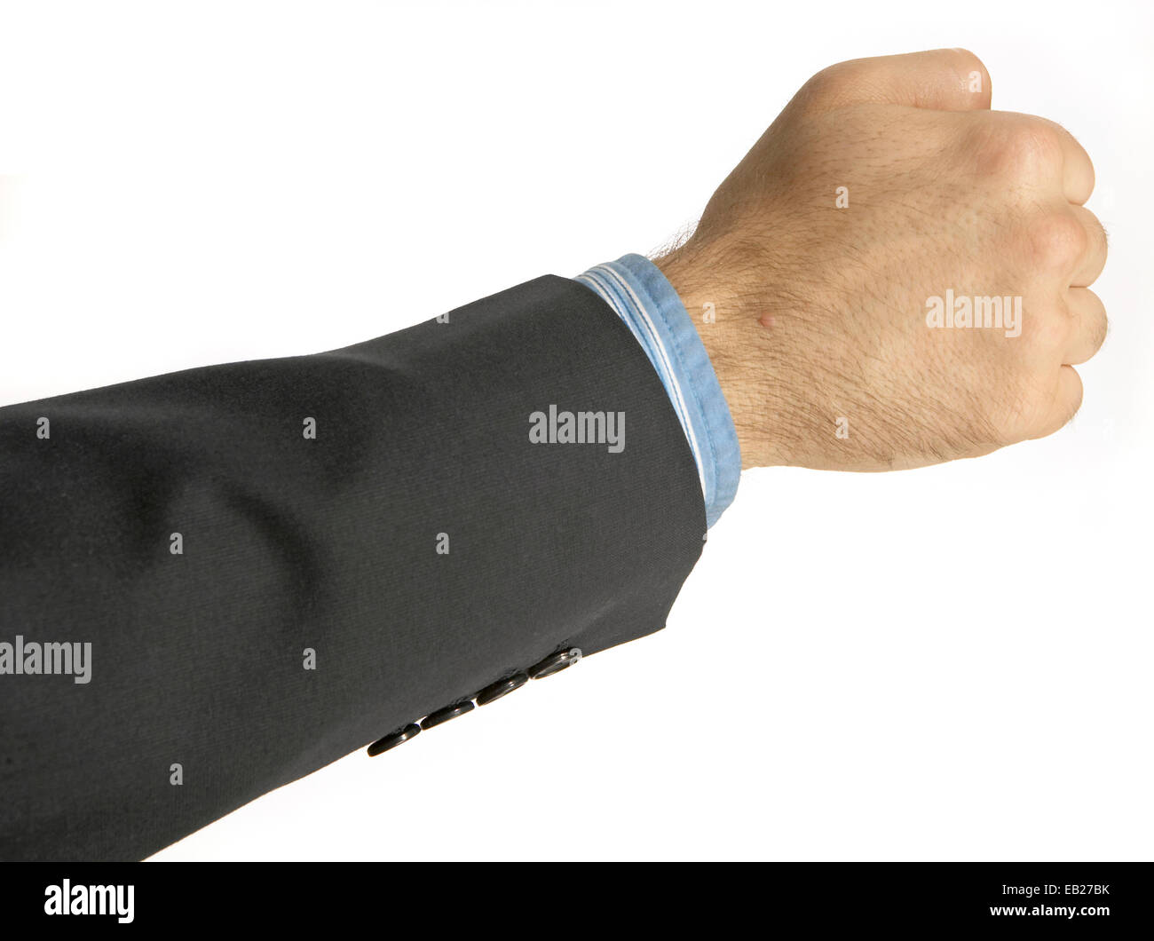 rock paper scissors game rock hand gesture Stock Photo - Alamy