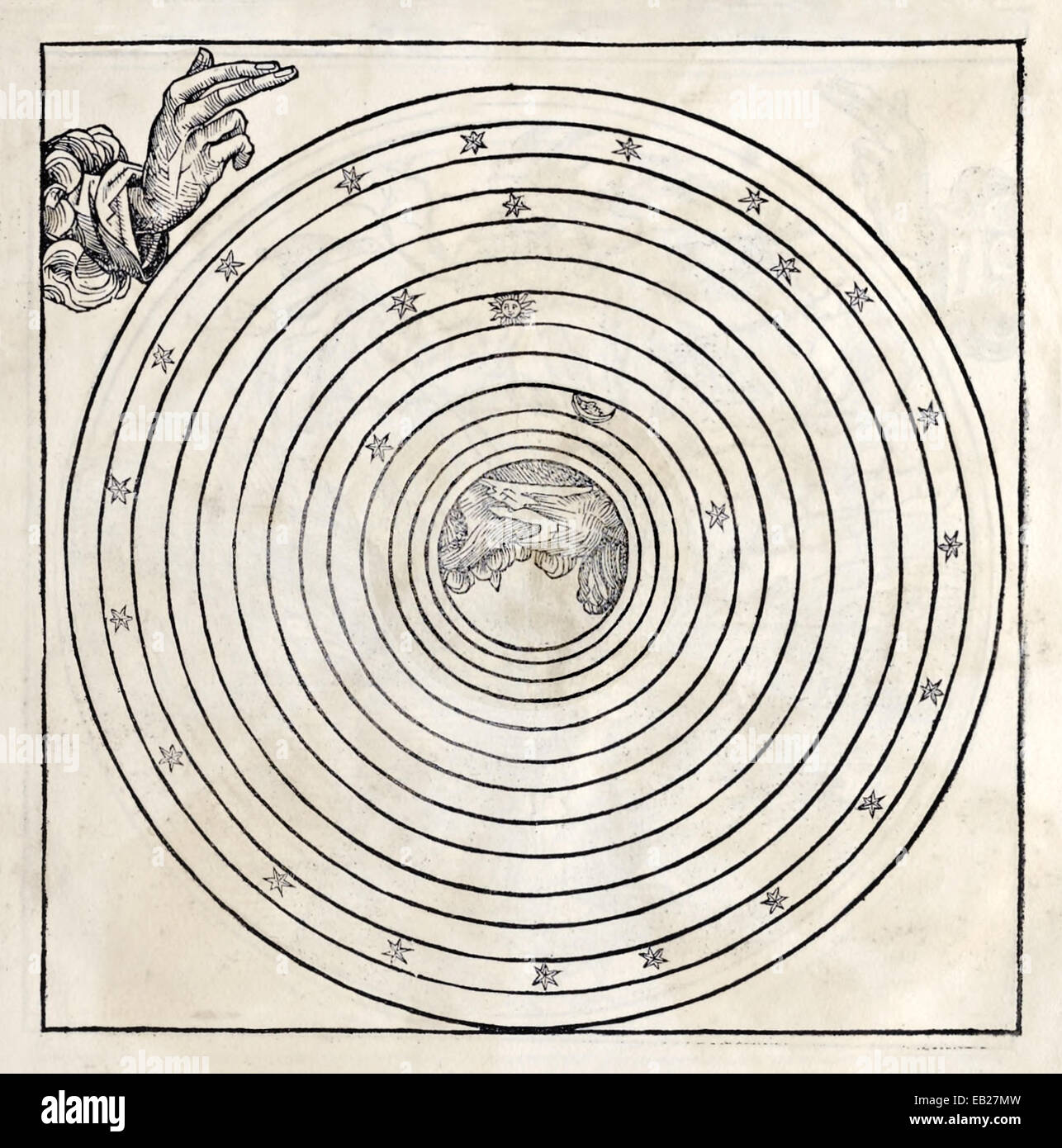 God creates the world hi-res stock photography and images - Alamy