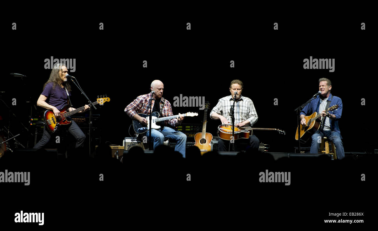The Eagles performing live on stage, first of two sold out concerts ...