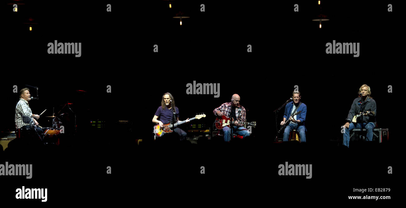 The Eagles performing live on stage, first of two sold out concerts ...