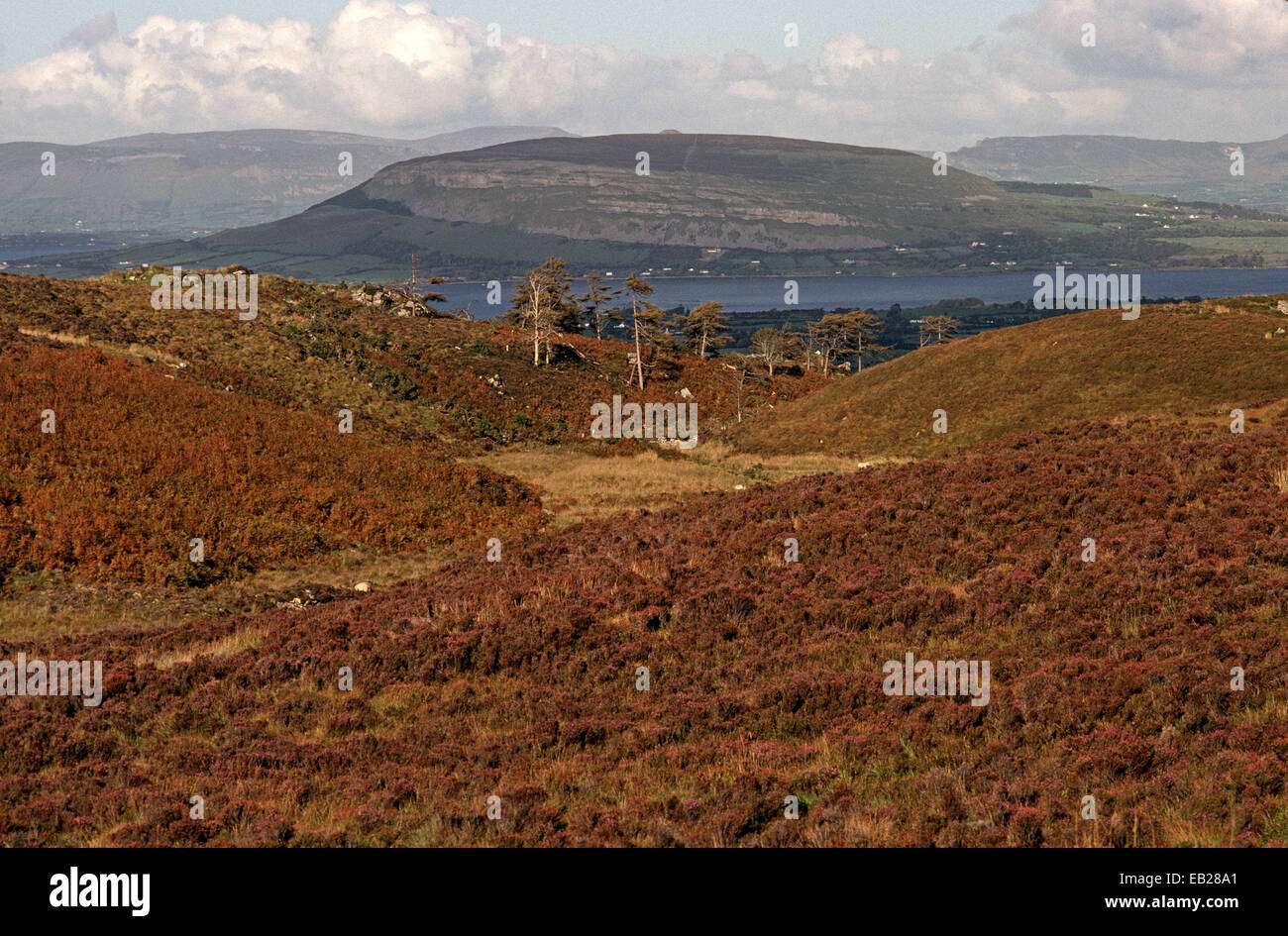 KNOCKNAREA HILL, COUNTY SLIGO, IRELAND, WHERE QUEEN MAEVE'S BURIAL TOMB ...