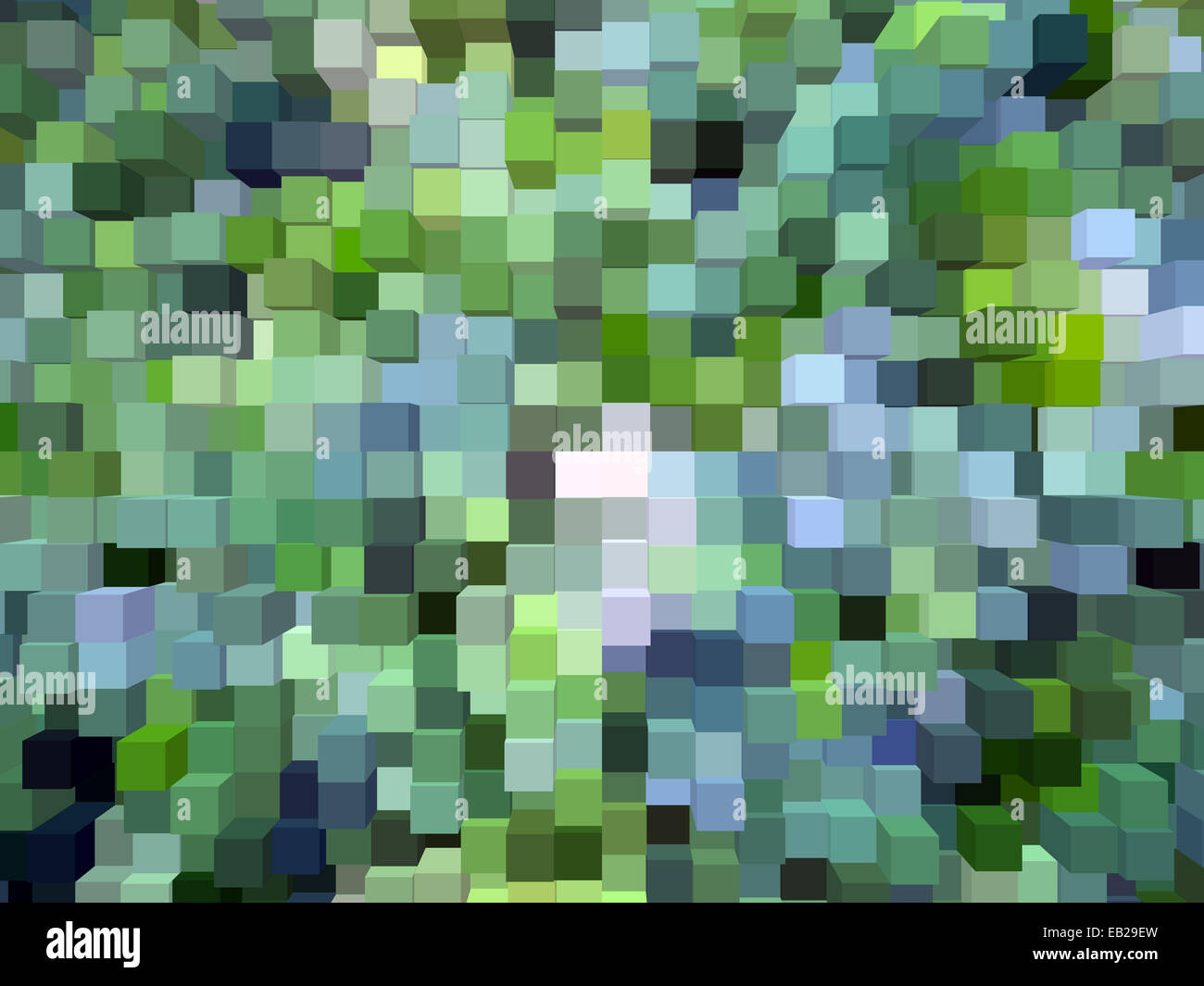 green texture with abstract square background Stock Photo - Alamy