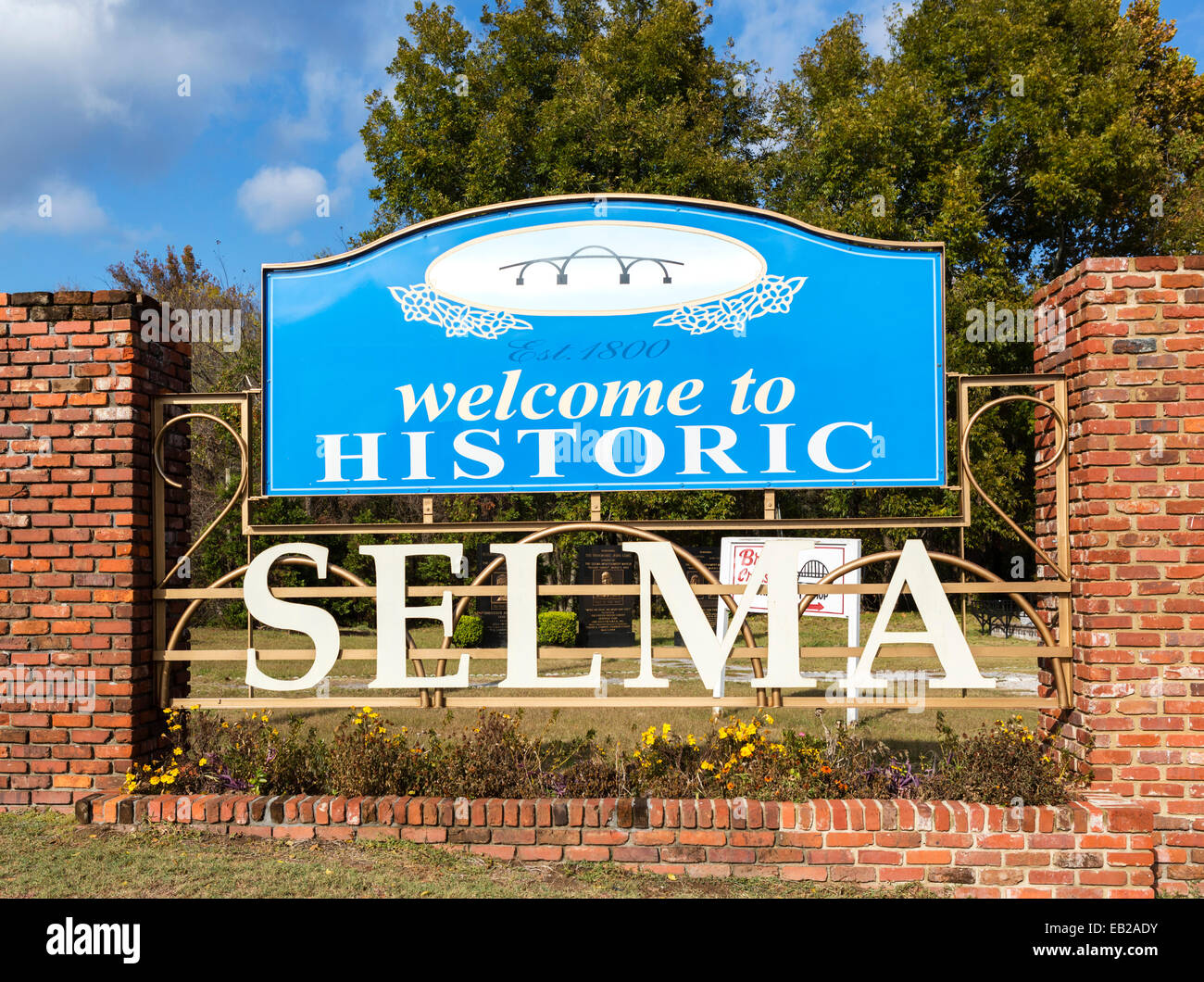 Welcome to Selma sign, Selma, Alabama, USA Stock Photo - Alamy