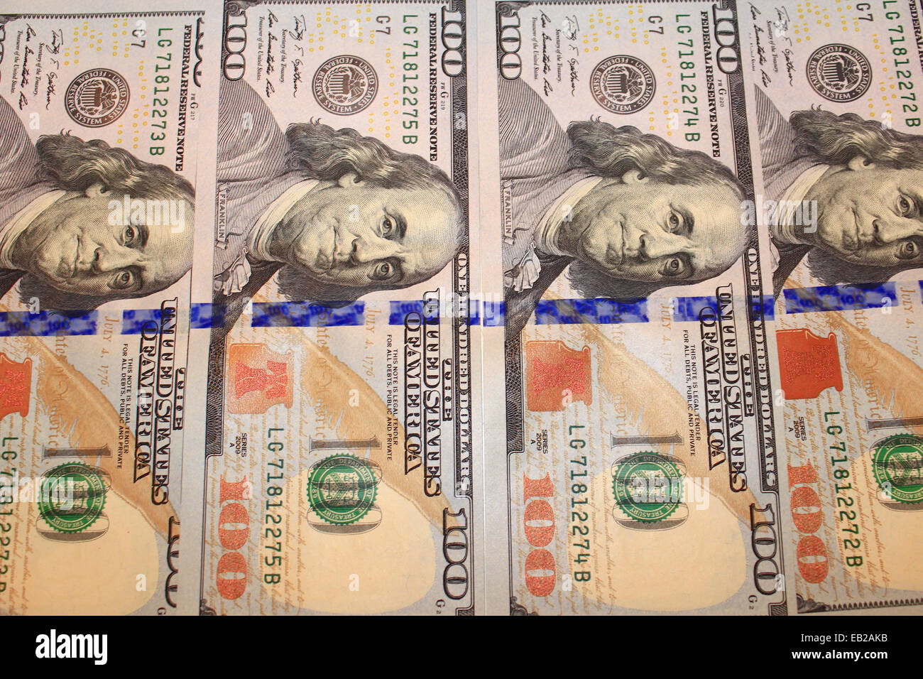 cash in hundred dollar bank notes Stock Photo - Alamy