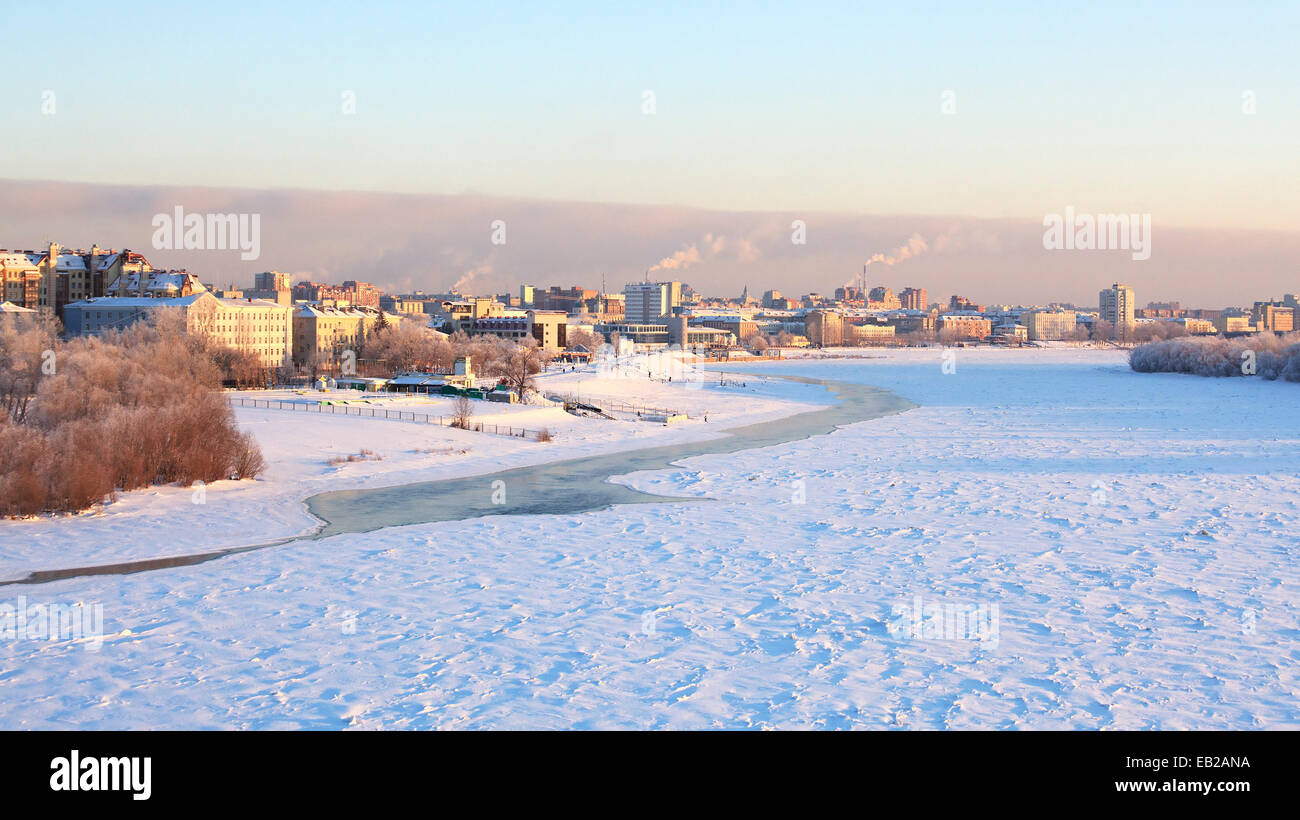 Omsk russia winter hi-res stock photography and images - Alamy
