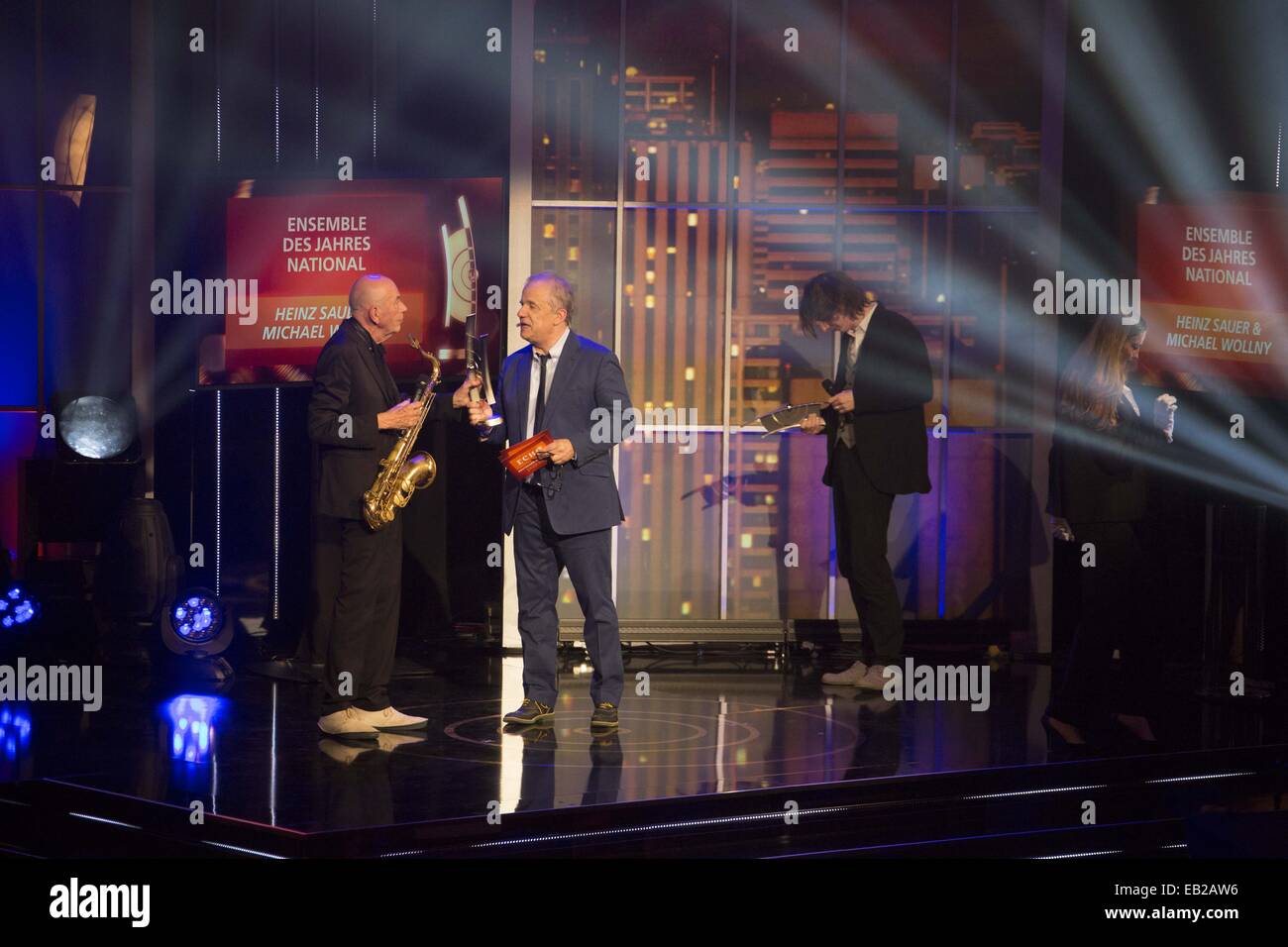 Echo Jazz Awards at Kampnagel Fabrik - show Featuring: Heinz Sauer ...