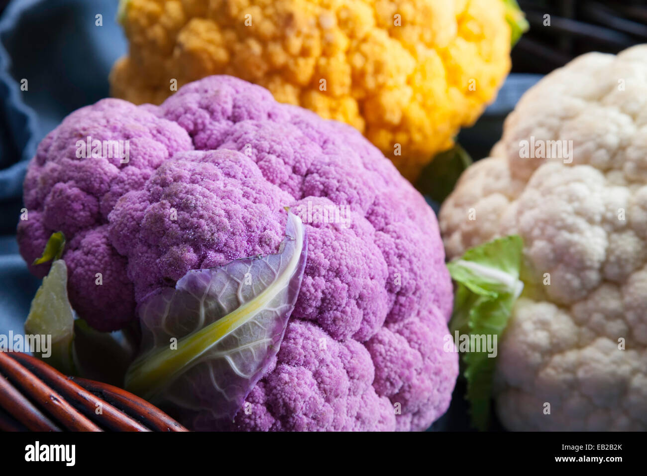 Variety of Cauliflower Stock Photo - Alamy