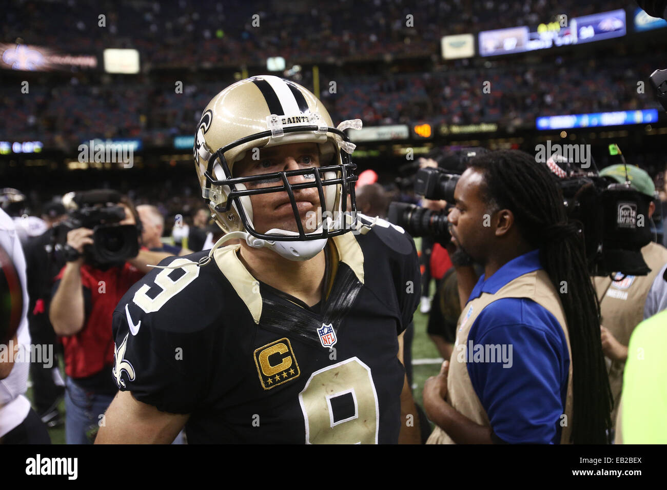 New Orleans, LOUISIANA, USA. 24th Nov, 2014. New Orleans Saints ...