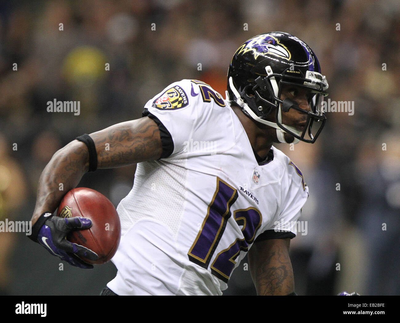 New Orleans, LOUISIANA, USA. 24th Nov, 2014. Baltimore Ravens' wide ...