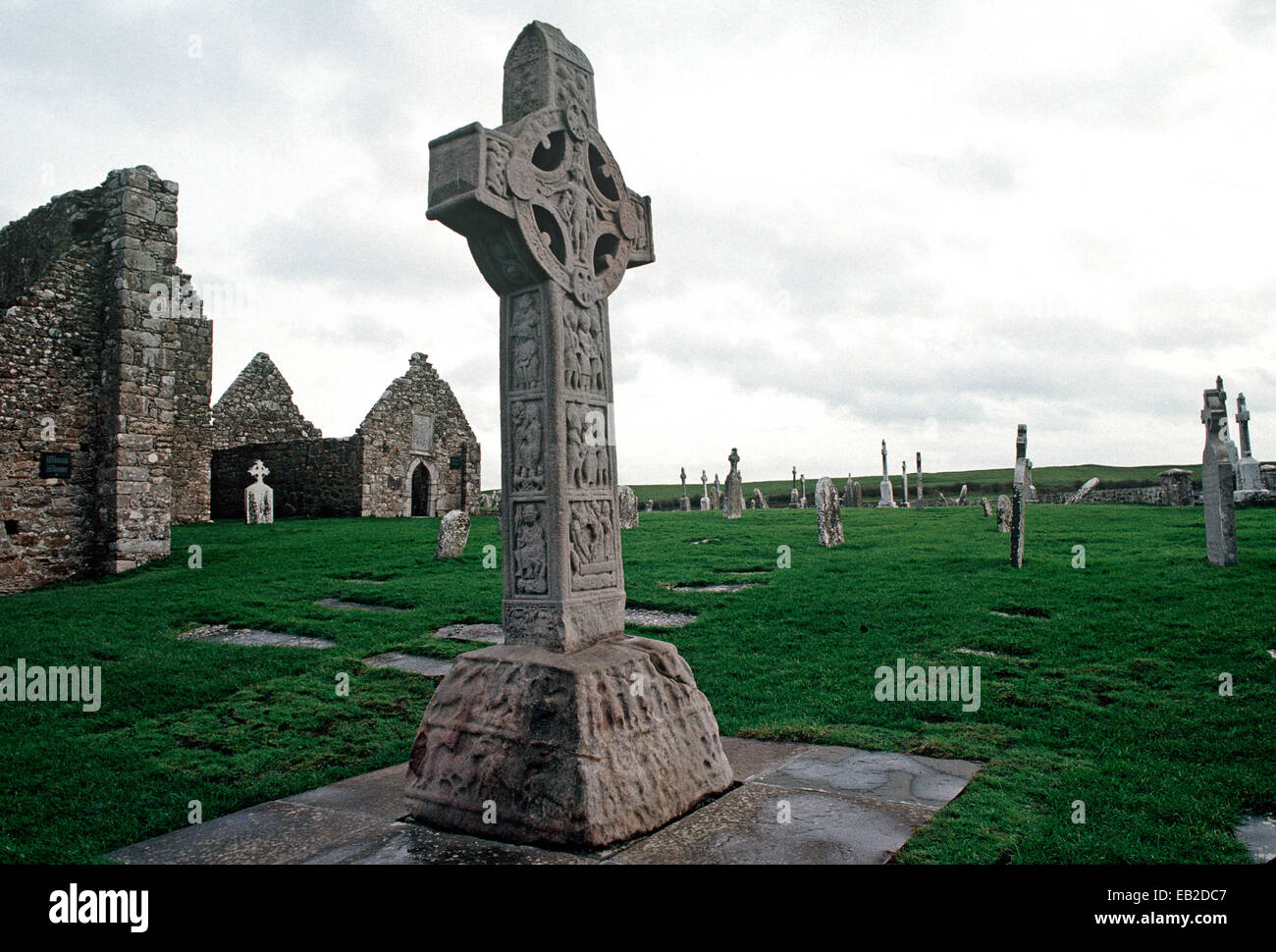 Clonmacnoise cross of the scriptures hi-res stock photography and ...