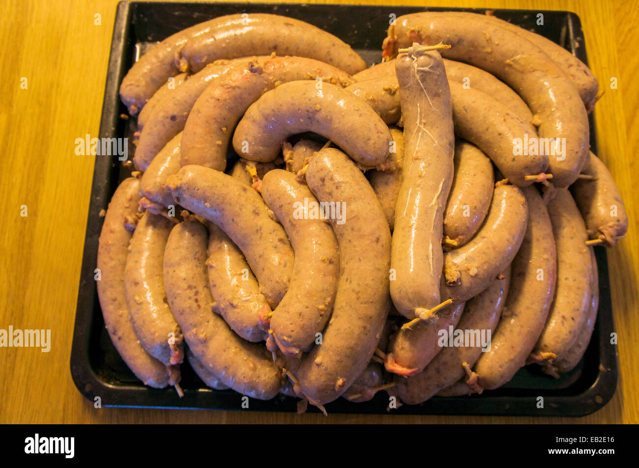 Traditional hog-killing time in Czech Republic on February 8 2014 ...