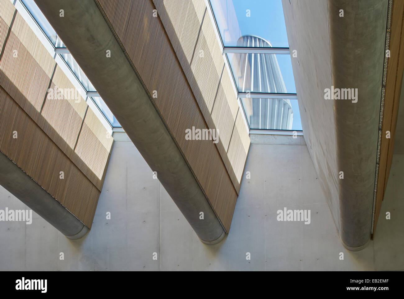 DLR Lexicon, new building in Dun Laoghaire, Ireland, 2015 Stock Photo ...