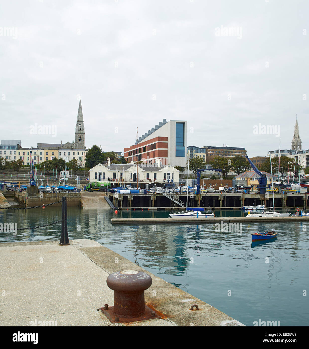 DLR Lexicon, new building in Dun Laoghaire, Ireland, 2015 Stock Photo ...