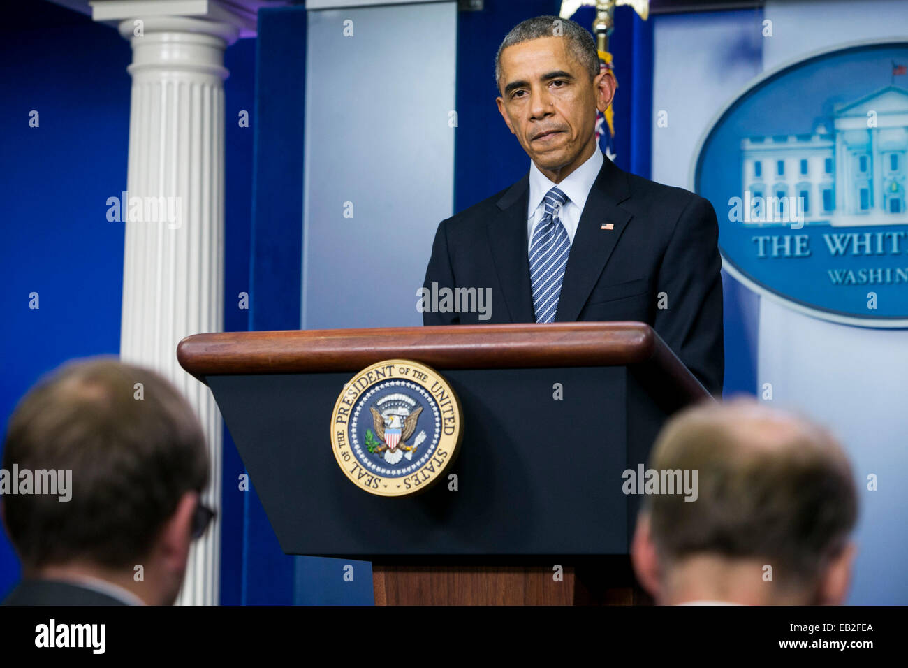 Washington DC, USA. 24th Nov, 2014. United States President Barack ...