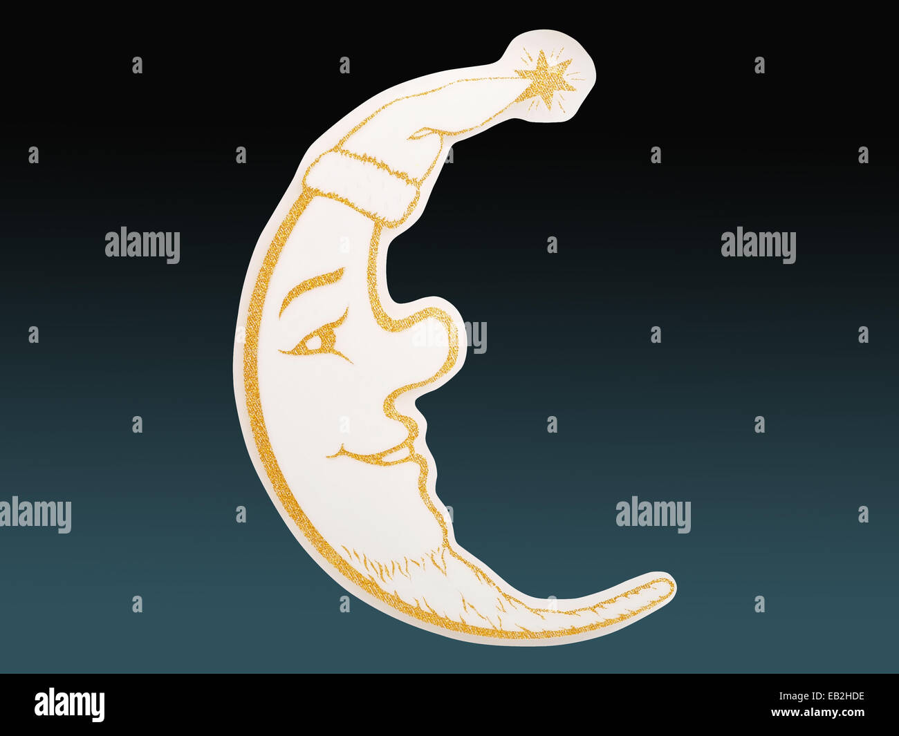 Moon santa claus hi-res stock photography and images - Alamy