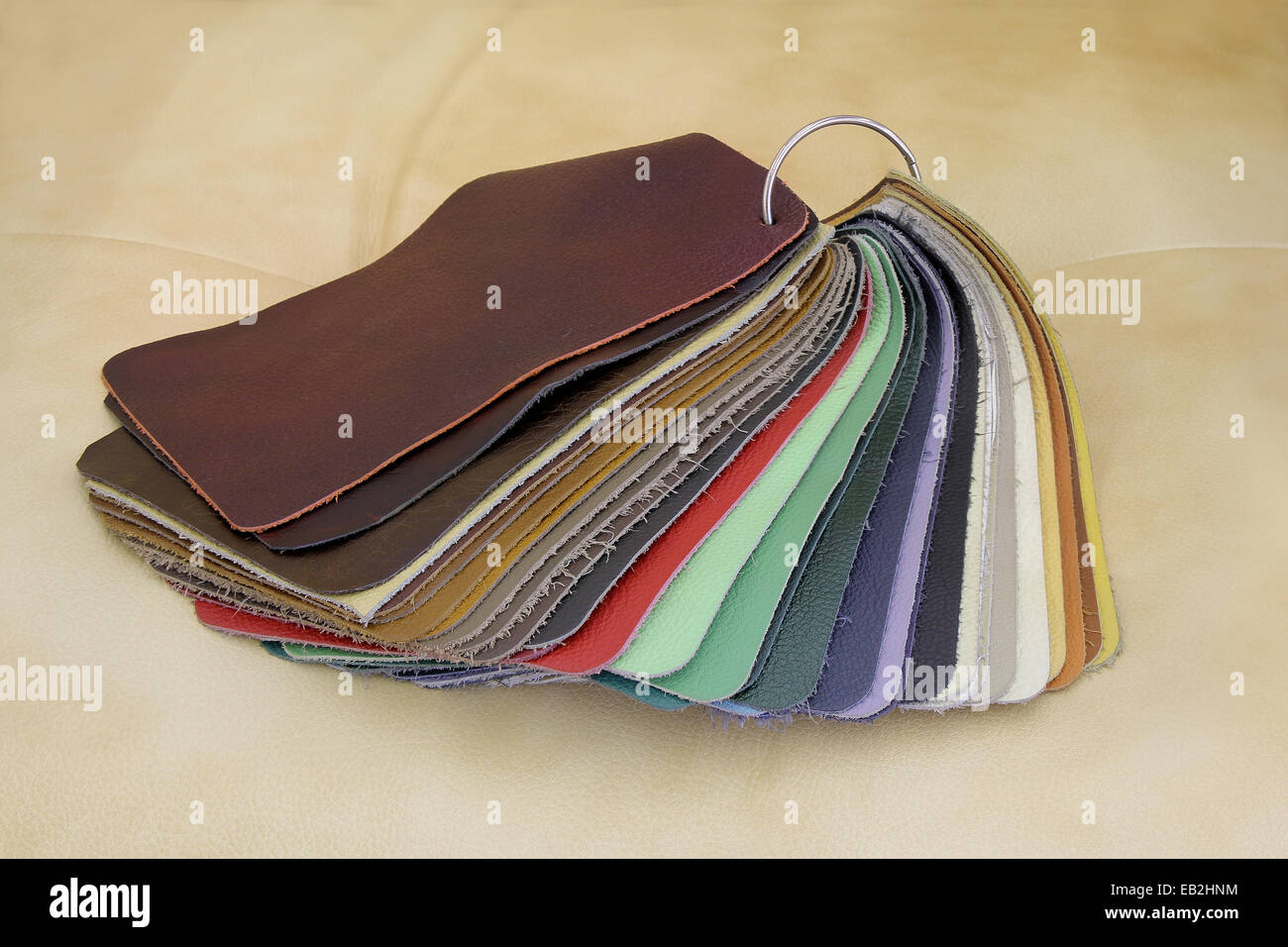 Leather sample hi-res stock photography and images - Alamy