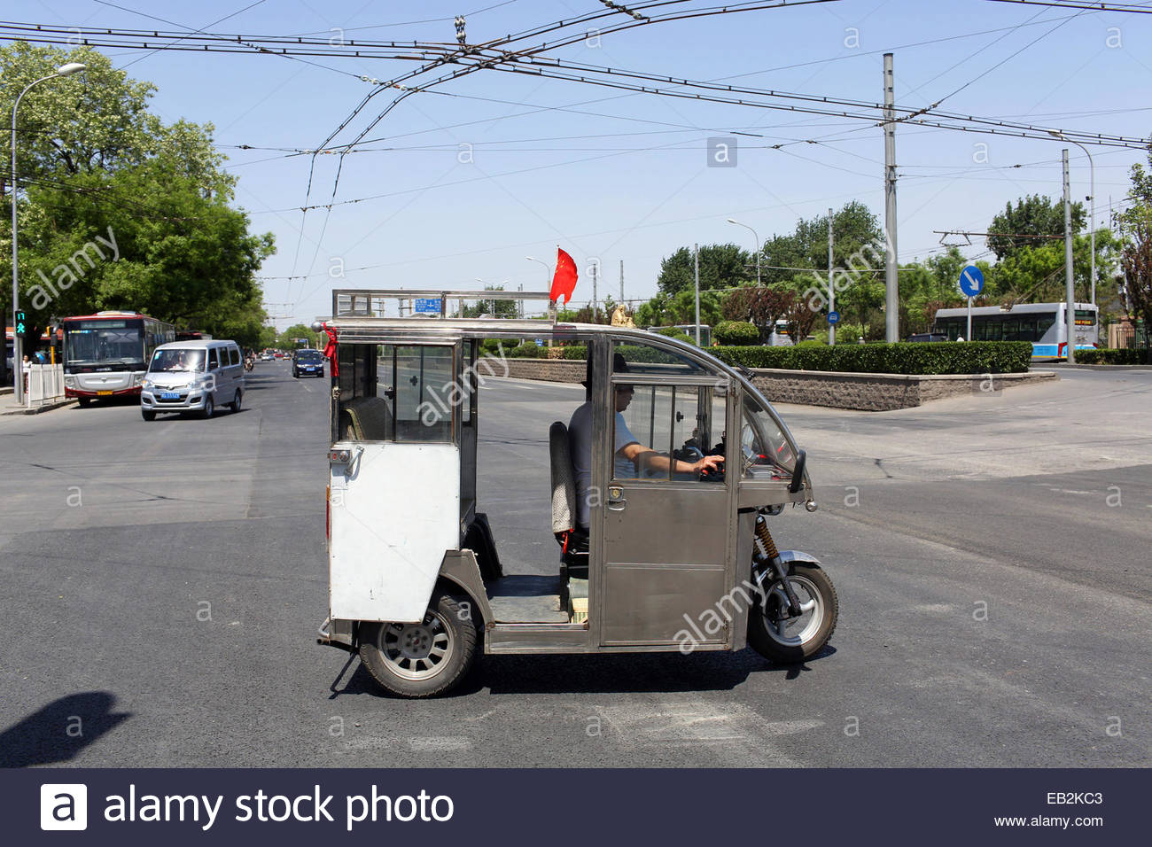 Three Wheeled Vehicles Stock Photos & Three Wheeled Vehicles Stock ...