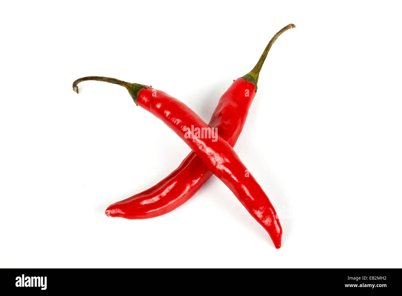 Bright red chillies Cut Out Stock Images & Pictures - Alamy
