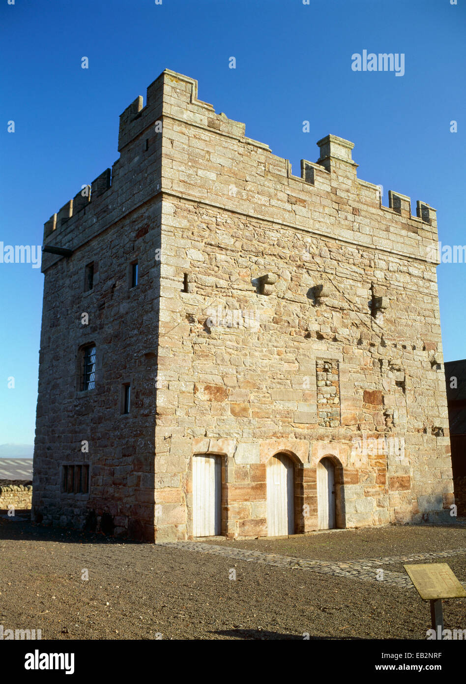 Surviving tower from 15th century manor house, Clifton Hall, Cumbria ...
