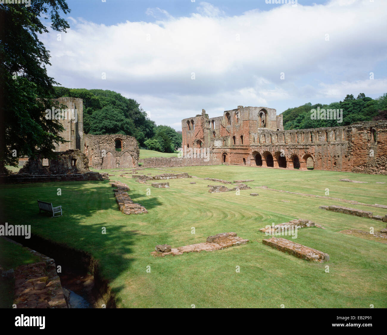 View of Furness Abbey, Barrow in Furness, Cumbria Stock Photo - Alamy