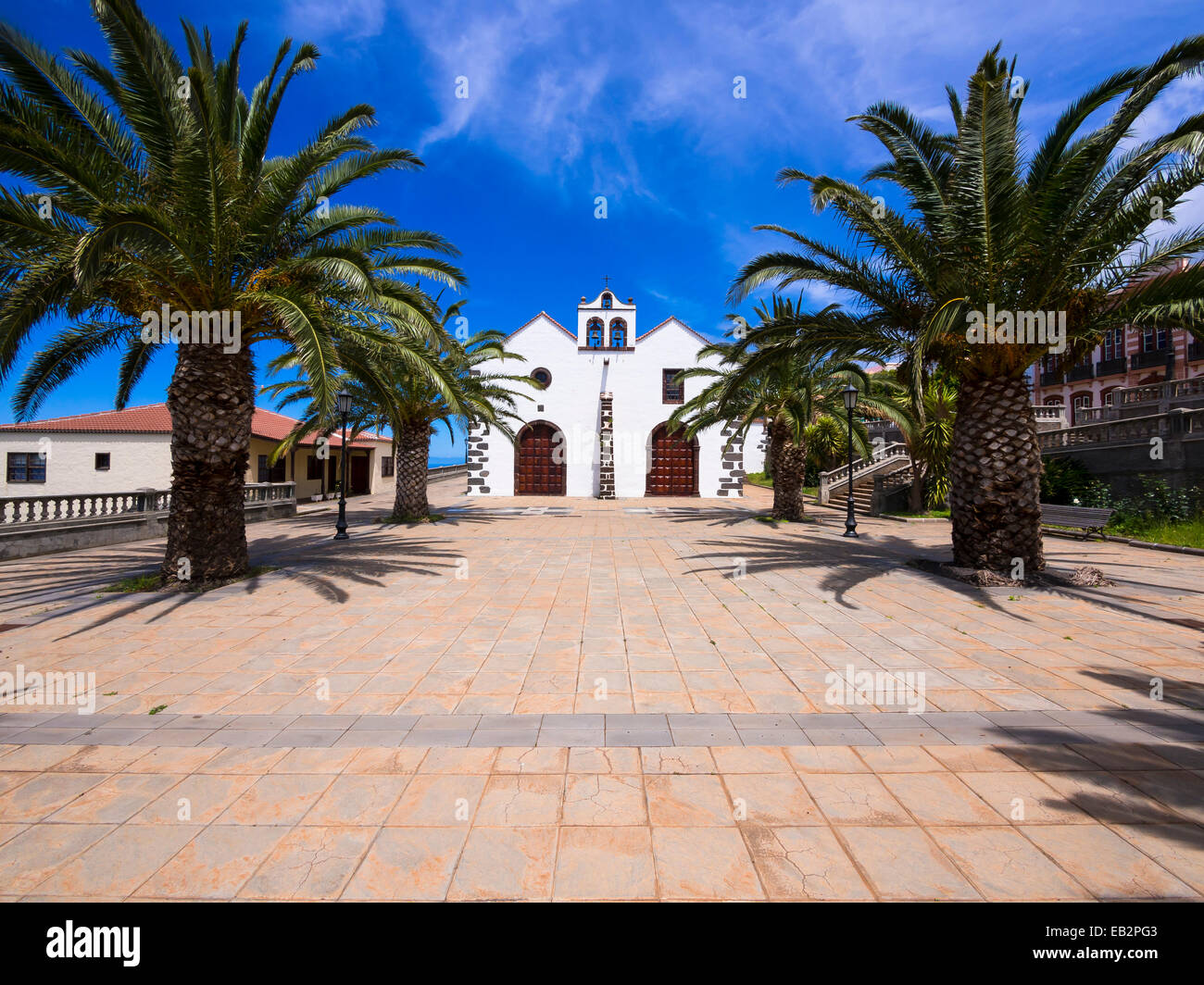 Church of Garafía, Plaza Baltazar Martín, Santo Domingo de Garafía, La ...
