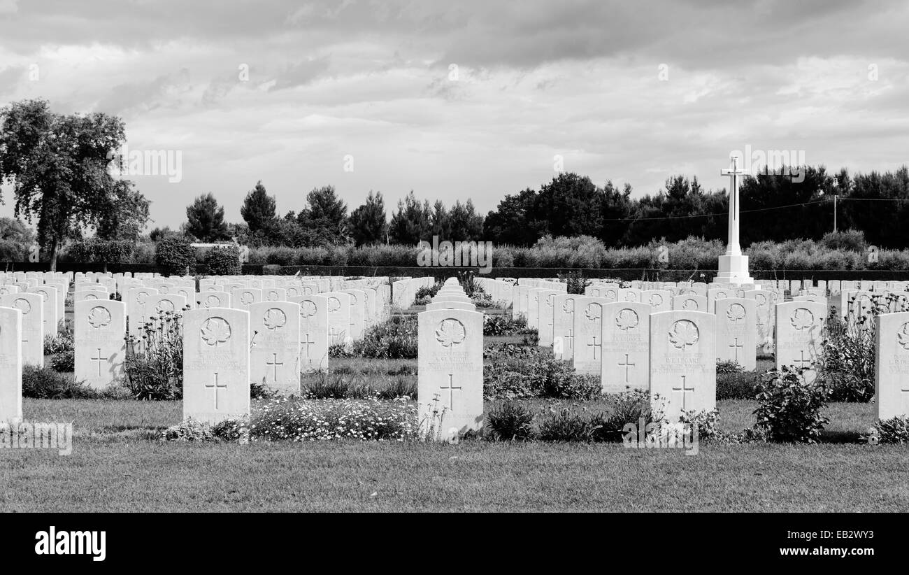 The Canadian War Cemetery in Ortona, Italy Stock Photo - Alamy