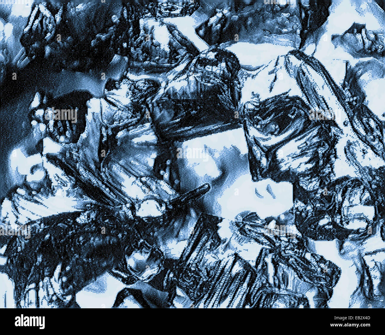 A microscopic view of melting ice Stock Photo - Alamy