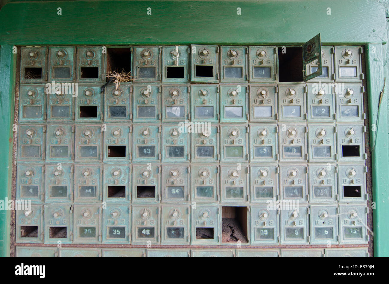 Boxes in post office hi-res stock photography and images - Alamy