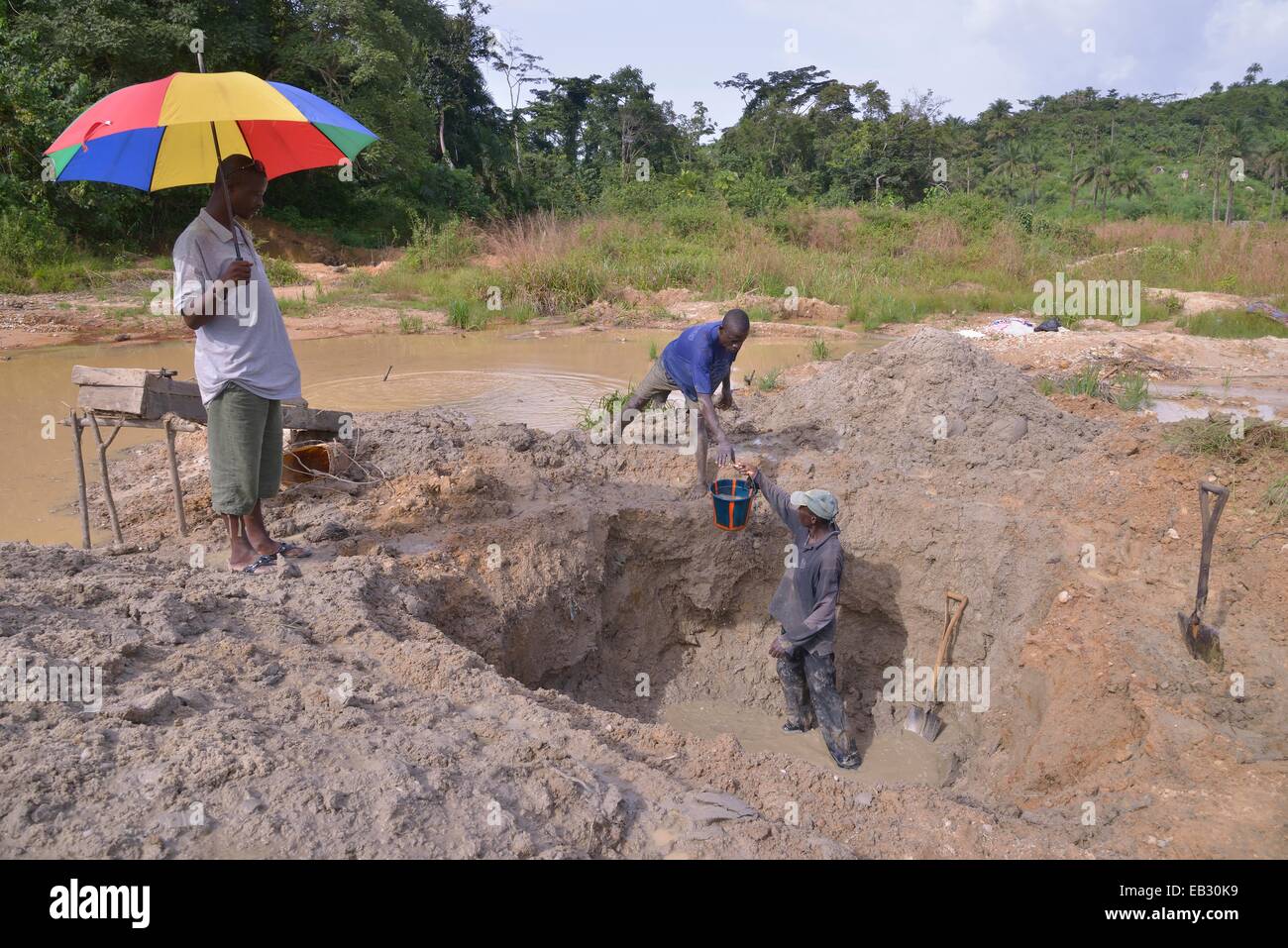 Pit digging hi-res stock photography and images - Alamy