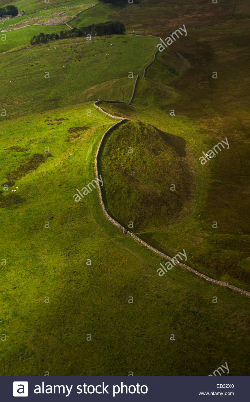 Hadrians Wall Aerial Stock Photos & Hadrians Wall Aerial Stock Images ...