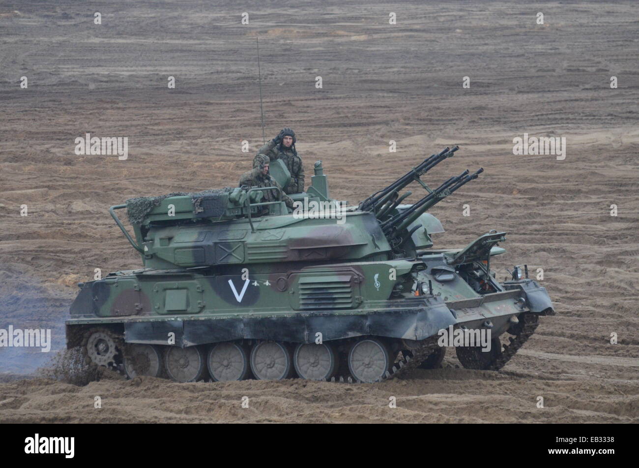 The ZSU-23-4 "Shilka" is a lightly armored, self-propelled, radar ...