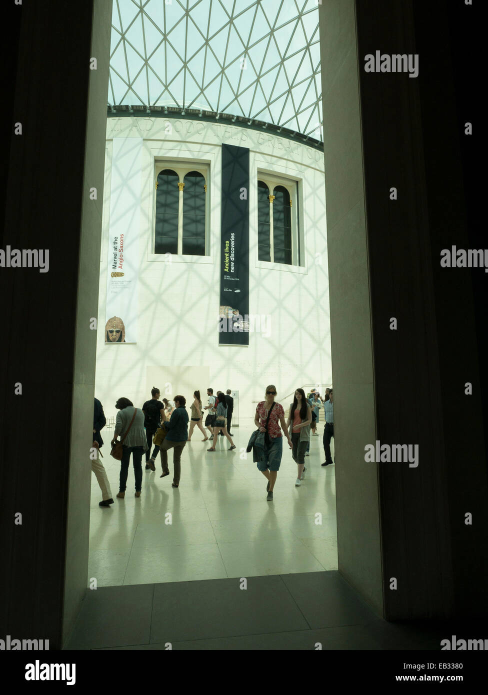 The Concourse inside the British Museum, London Stock Photo - Alamy