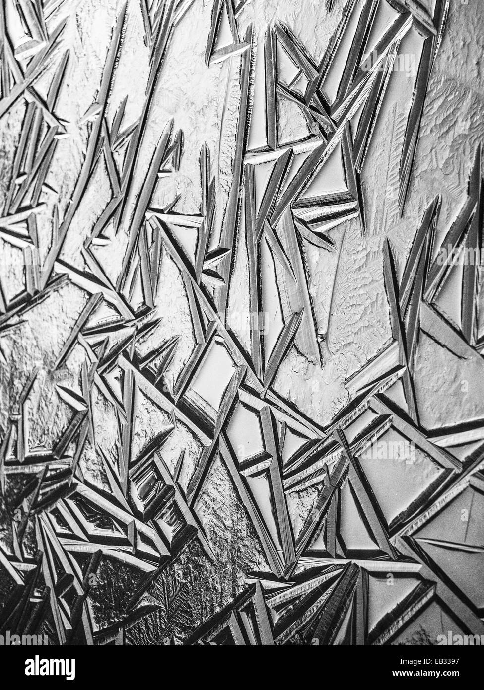 Frozen Ice Patterns Stock Photo - Alamy