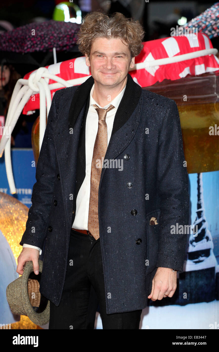 Simon Farnaby arriving for the Paddington film premiere, at Odeon ...