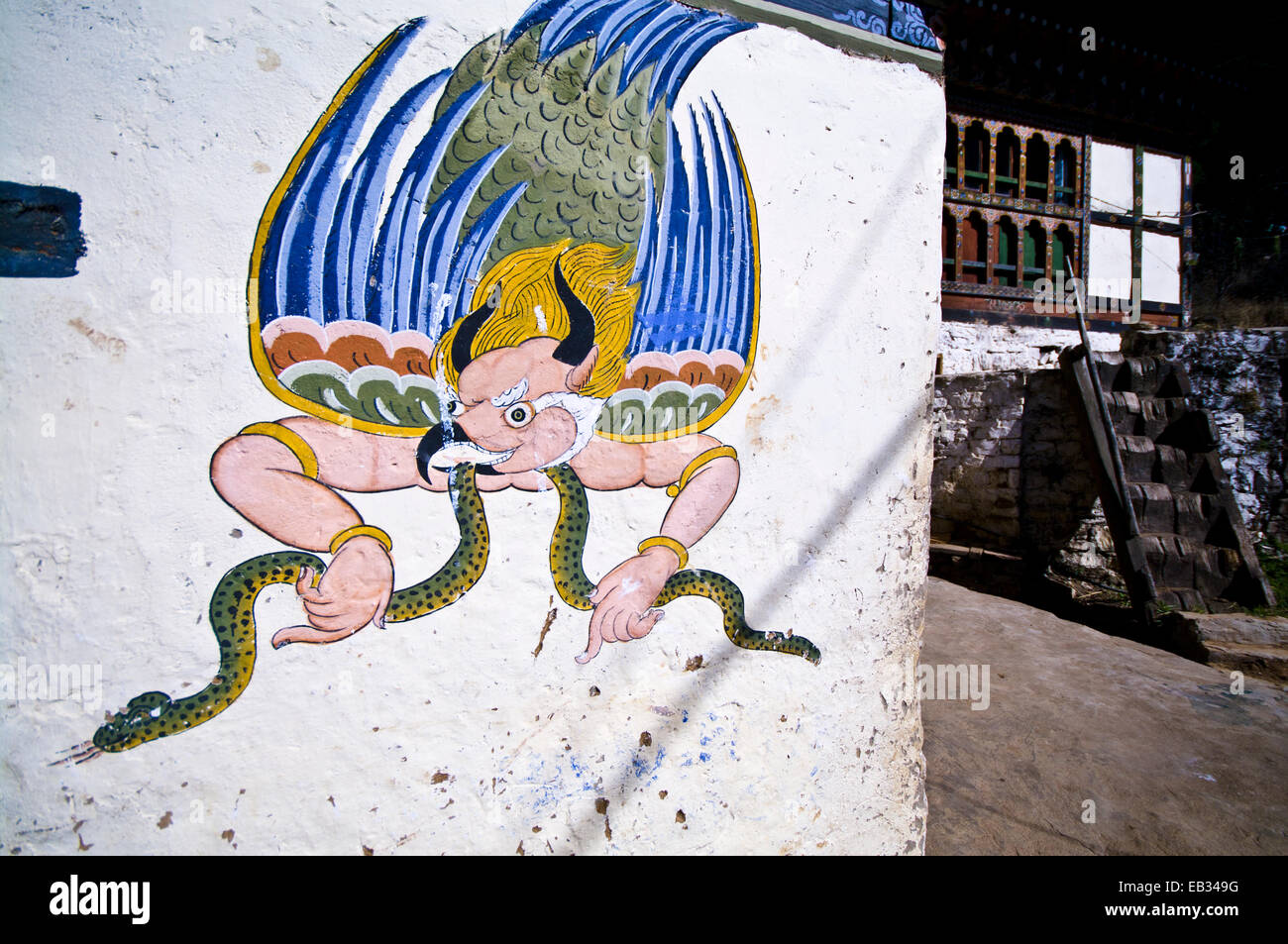 Garuda eating a snake hi-res stock photography and images - Alamy