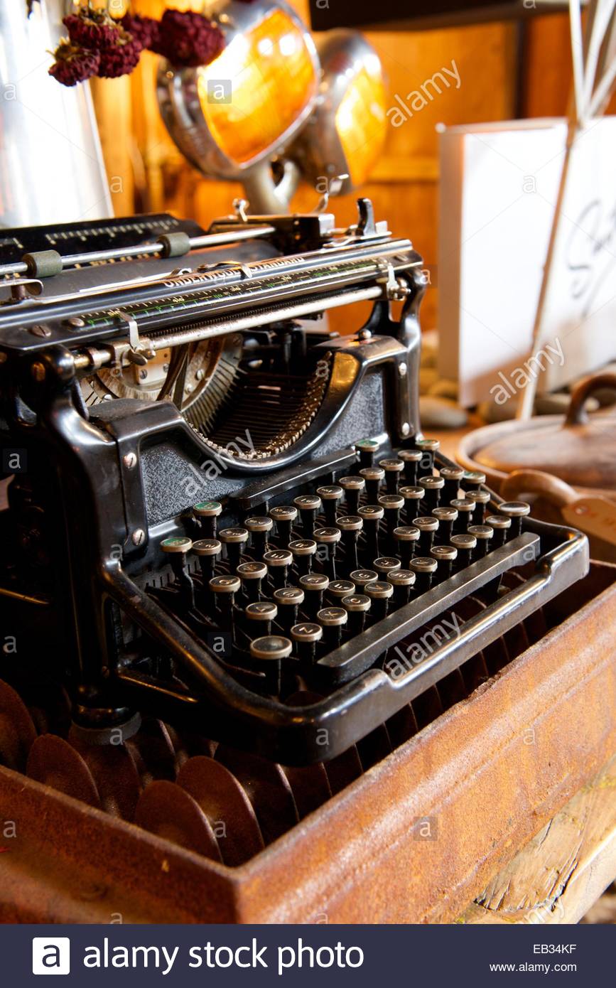 Typewriter On Display Stock Photos & Typewriter On Display Stock Images ...